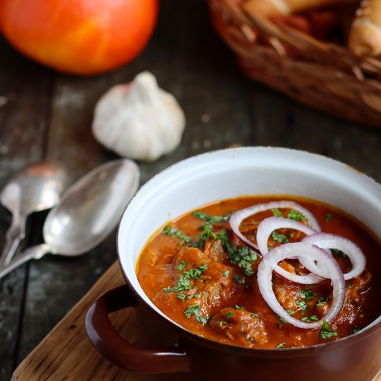 Zvěřinový dýňový guláš - Jak v kuchyni