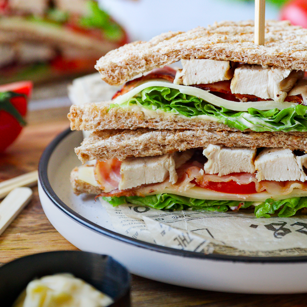 Celozrnný Club sendvič - Jak v kuchyni